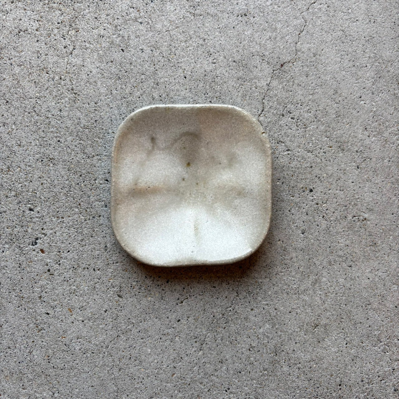 Round Square Plate S | Artist: Shizuka Fujiwara (Shigaraki) – nokaze｜陶器 ...